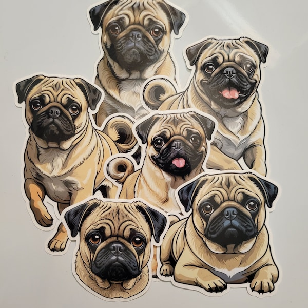 Pug Sticker - Etsy