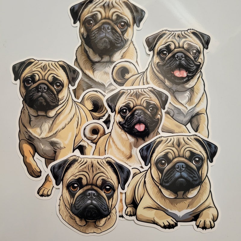 Pug Sticker - Etsy