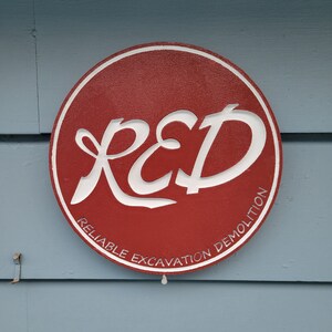 Carved and Painted Wooden Team Fortress 2 TF2 Red Blu Signs - Etsy