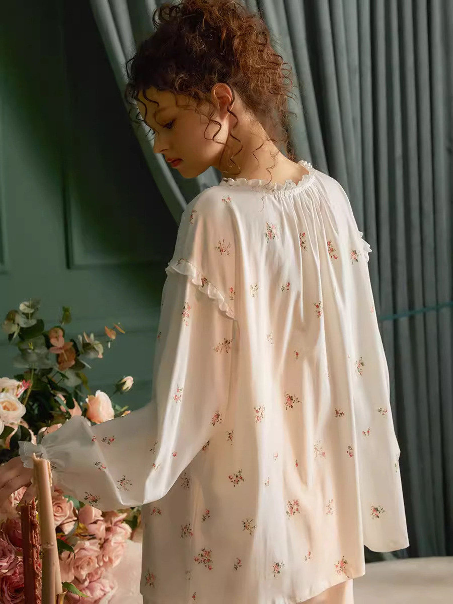 Floral Print PJ Set - Etsy