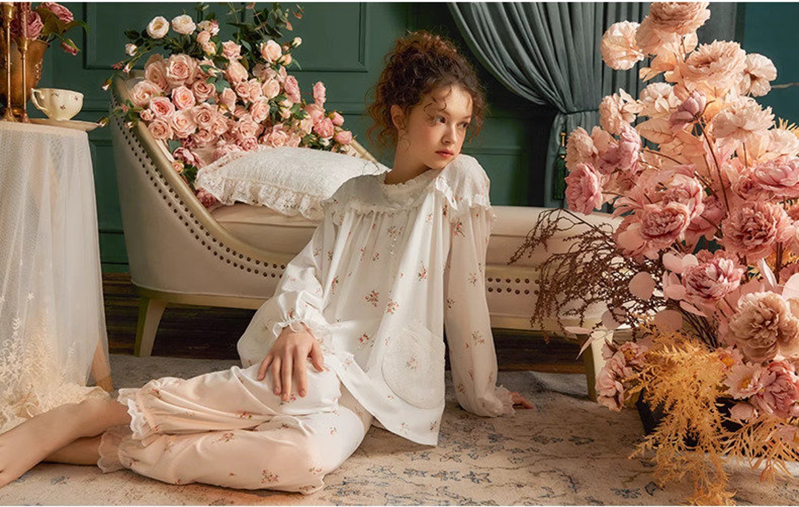 Floral Print PJ Set - Etsy