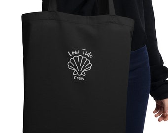 Sea Shell Embroidered Tote Bag - Etsy