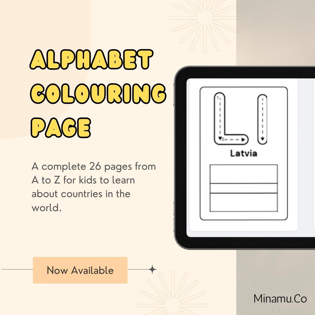 Printable Interesting Learning Alphabet Colouring Page About World ...