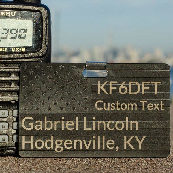 Lighted Ham Radio Call Sign - Etsy
