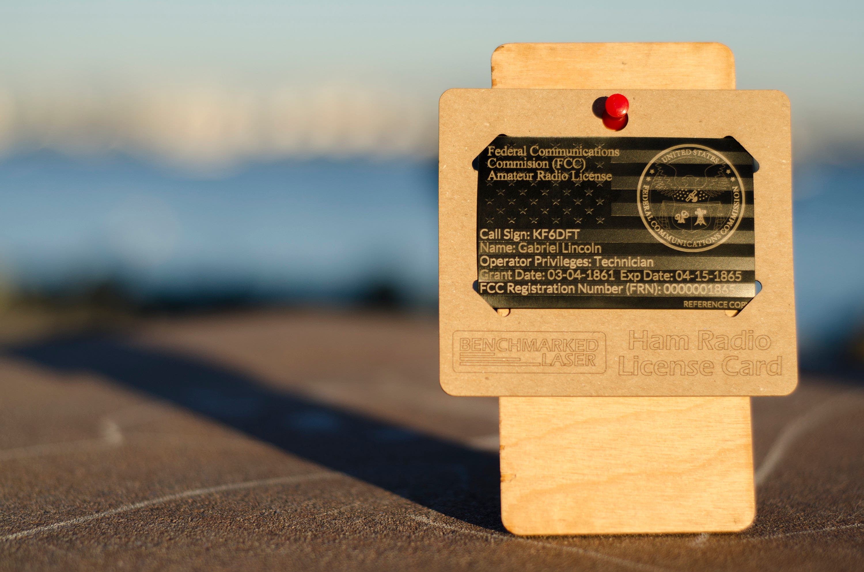 Ham Radio Card ID, Gift for Ham, License, Multi-layer, Reference ...