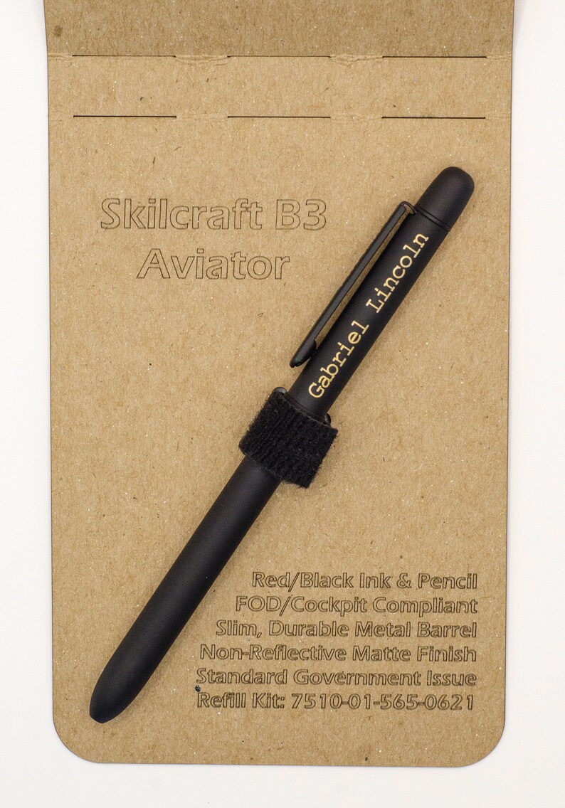 Personalized Skilcraft Aviator Pen, Custom Card, Metal, High Quality ...