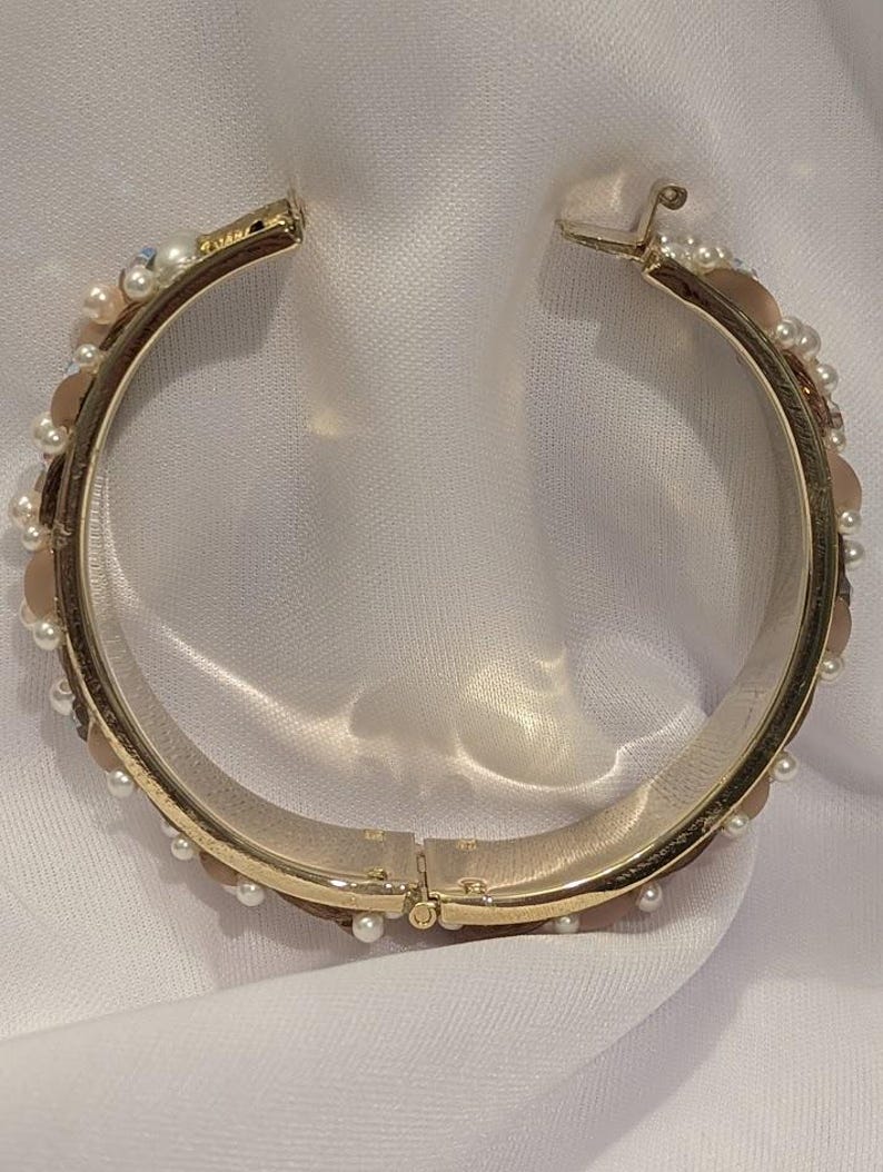 Vintage Pastel Colored Bangle Bracelet - Etsy
