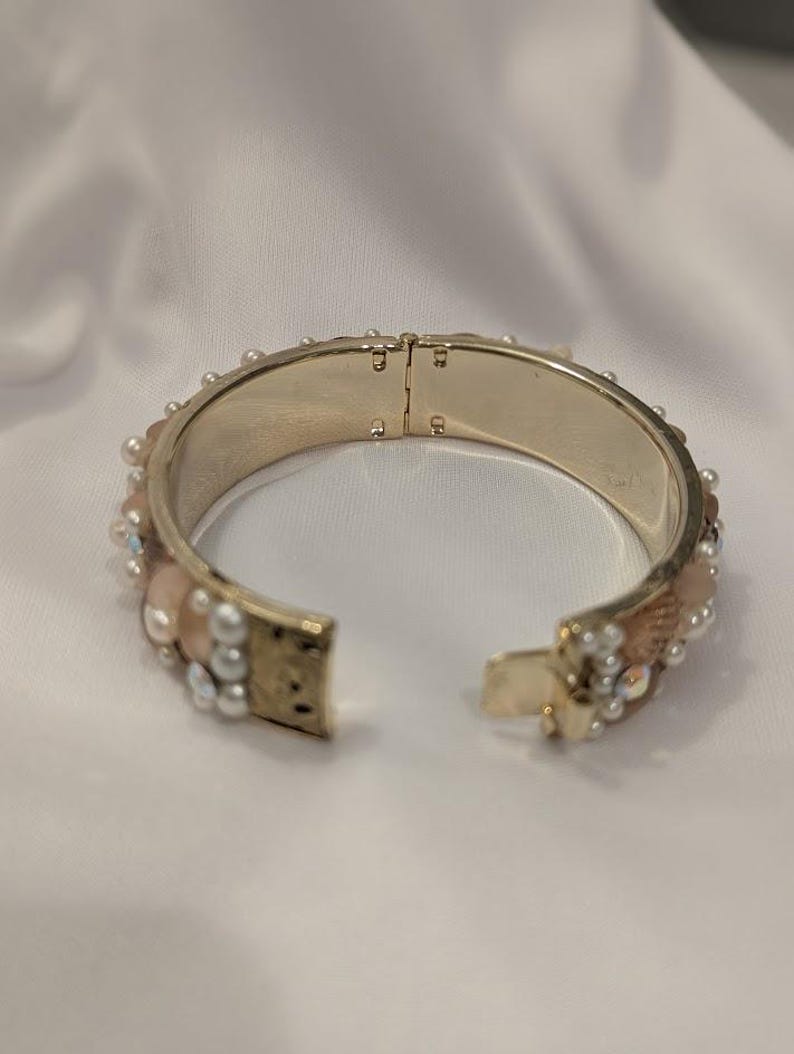 Vintage Pastel Colored Bangle Bracelet - Etsy