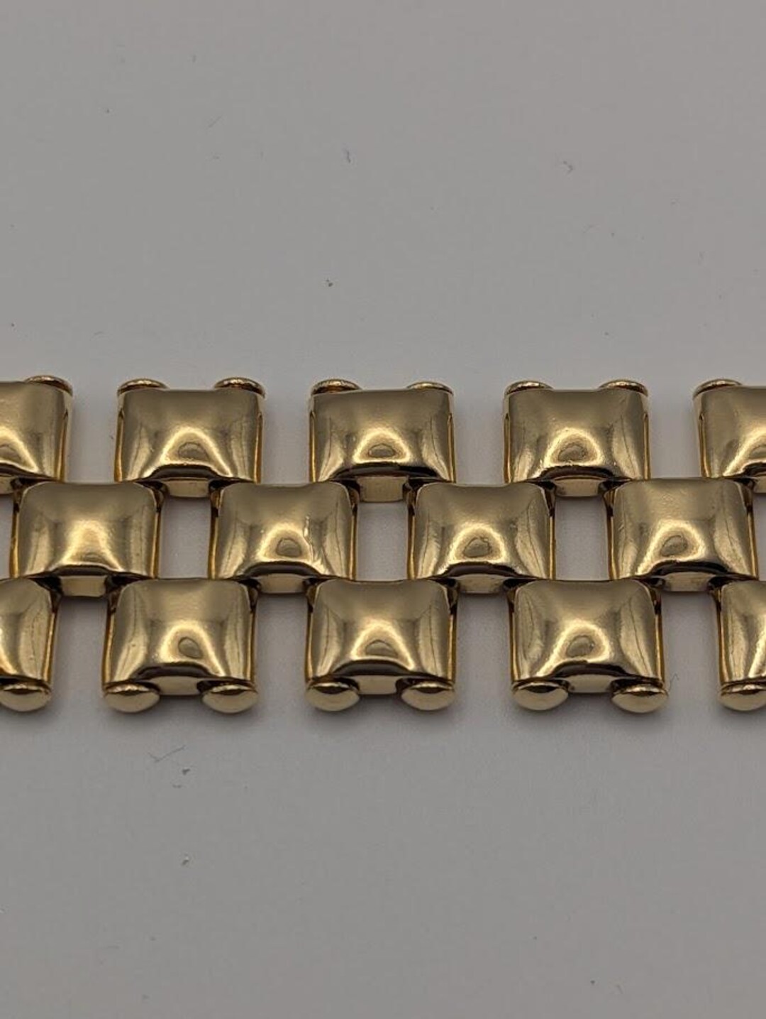Vintage Gold-tone Link Bracelet - Etsy