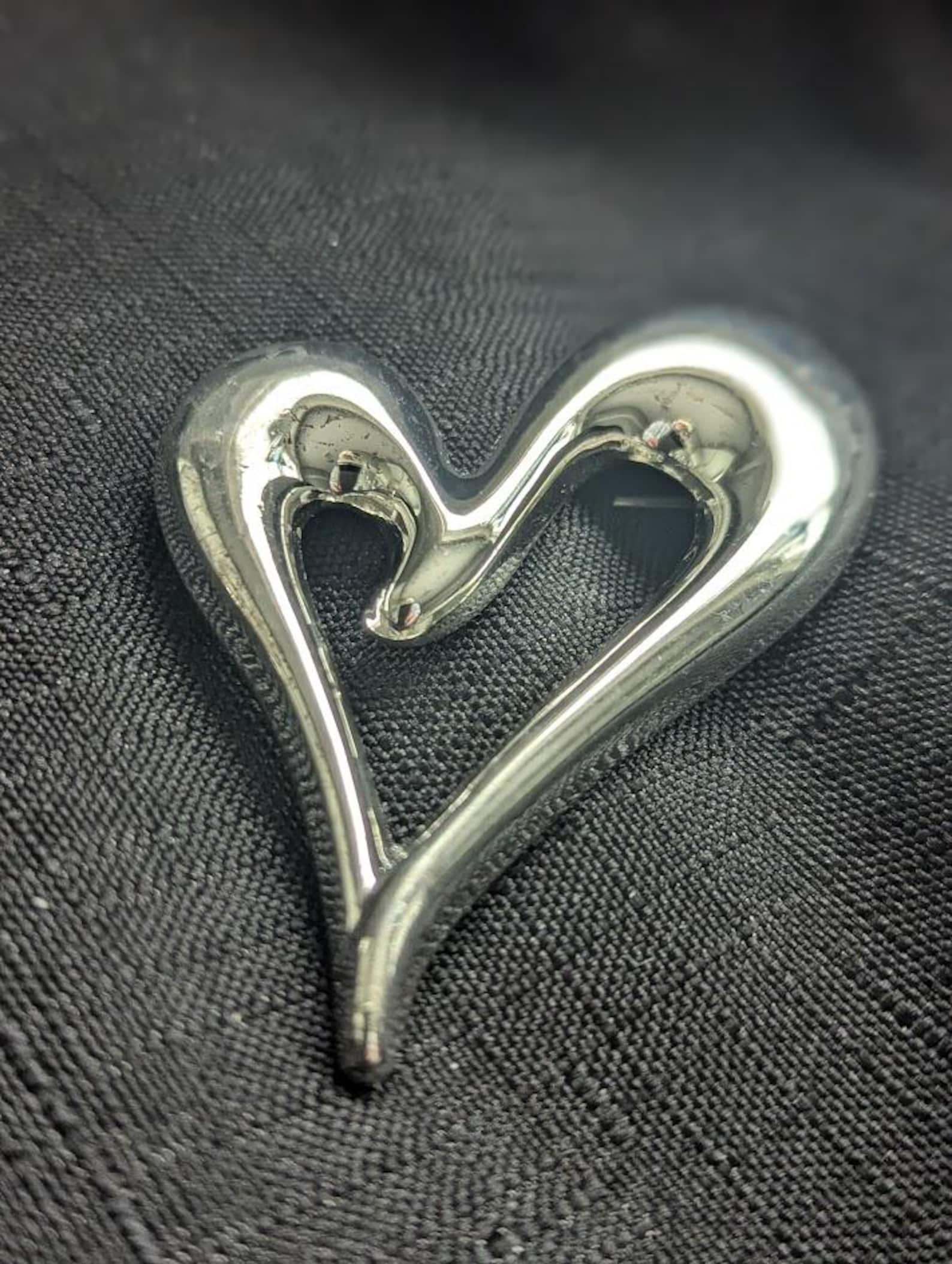 Monet Heart Shaped Brooch - Etsy