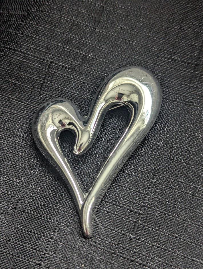 Monet Heart Shaped Brooch - Etsy