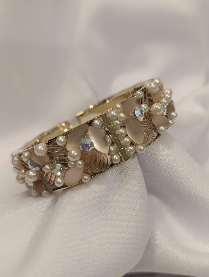 Vintage Pastel Colored Bangle Bracelet - Etsy