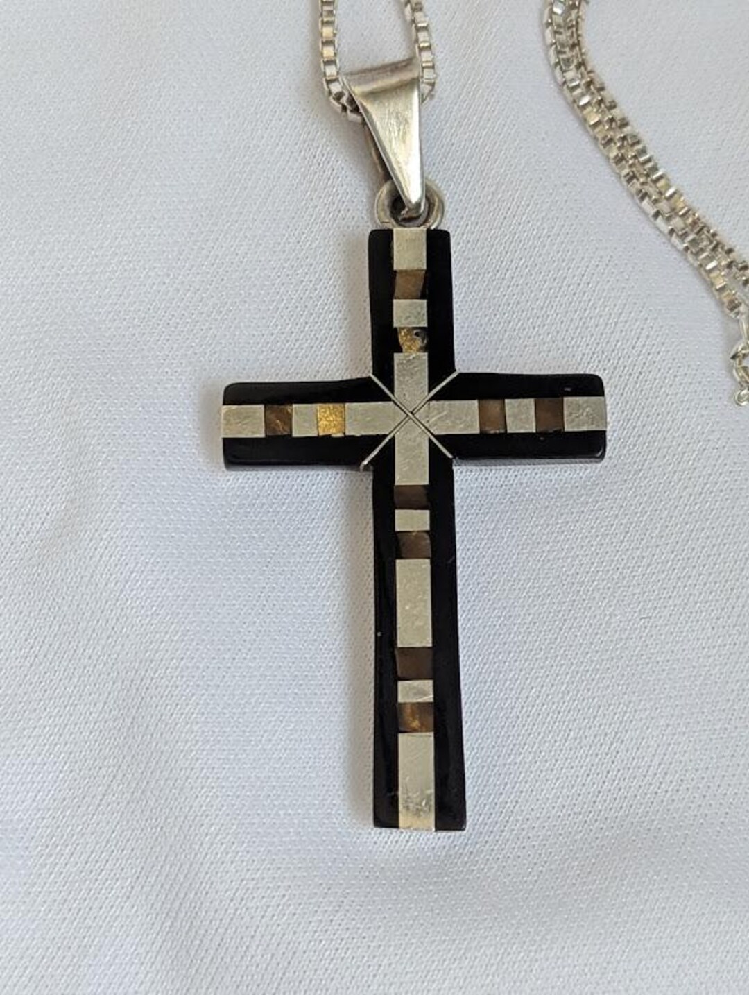 Large Cross Marked Mexico 925 - Etsy