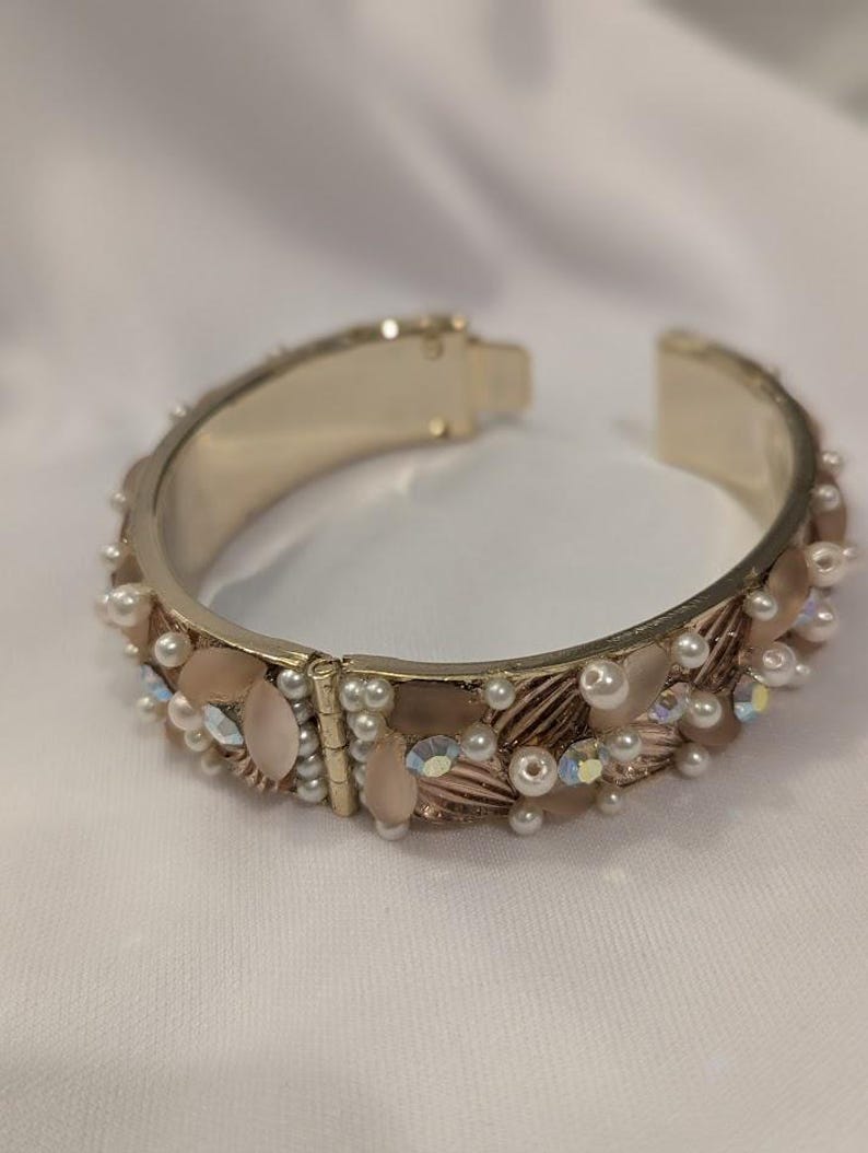 Vintage Pastel Colored Bangle Bracelet - Etsy