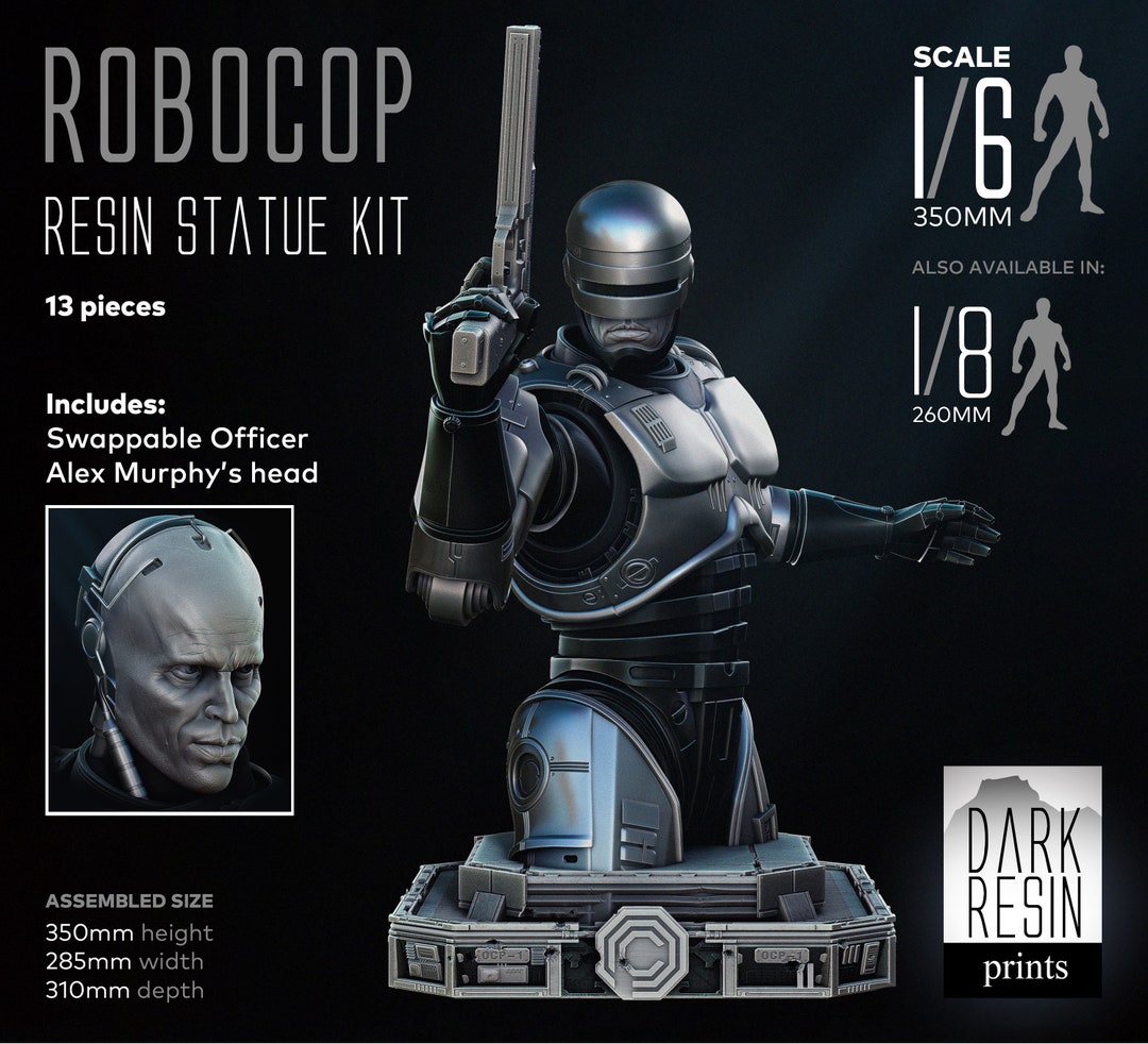 Robocop Resin Statue Kit - Etsy