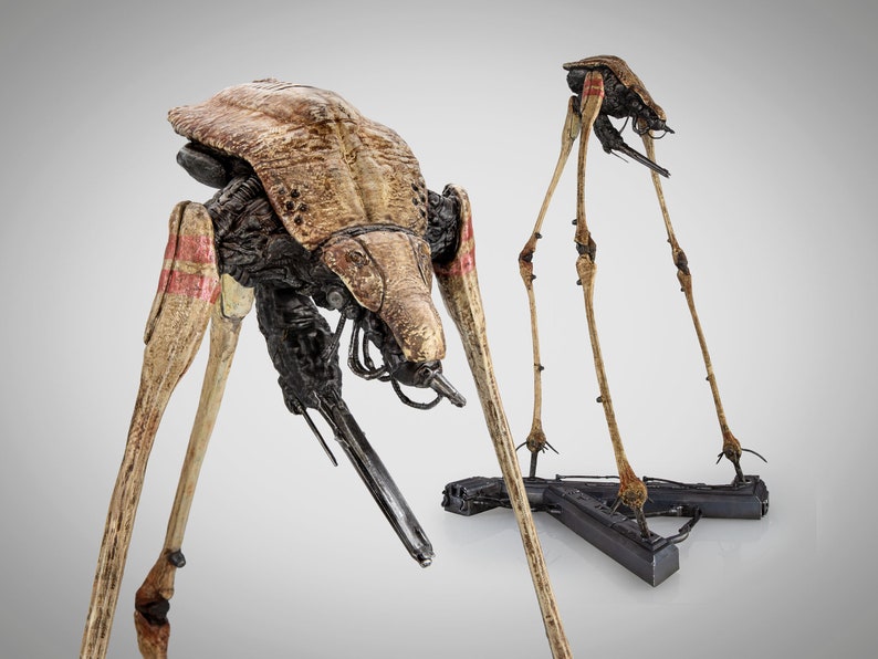 Half Life 2 Strider pintado con base / Walker / Mech / Alien / 1/32 ...