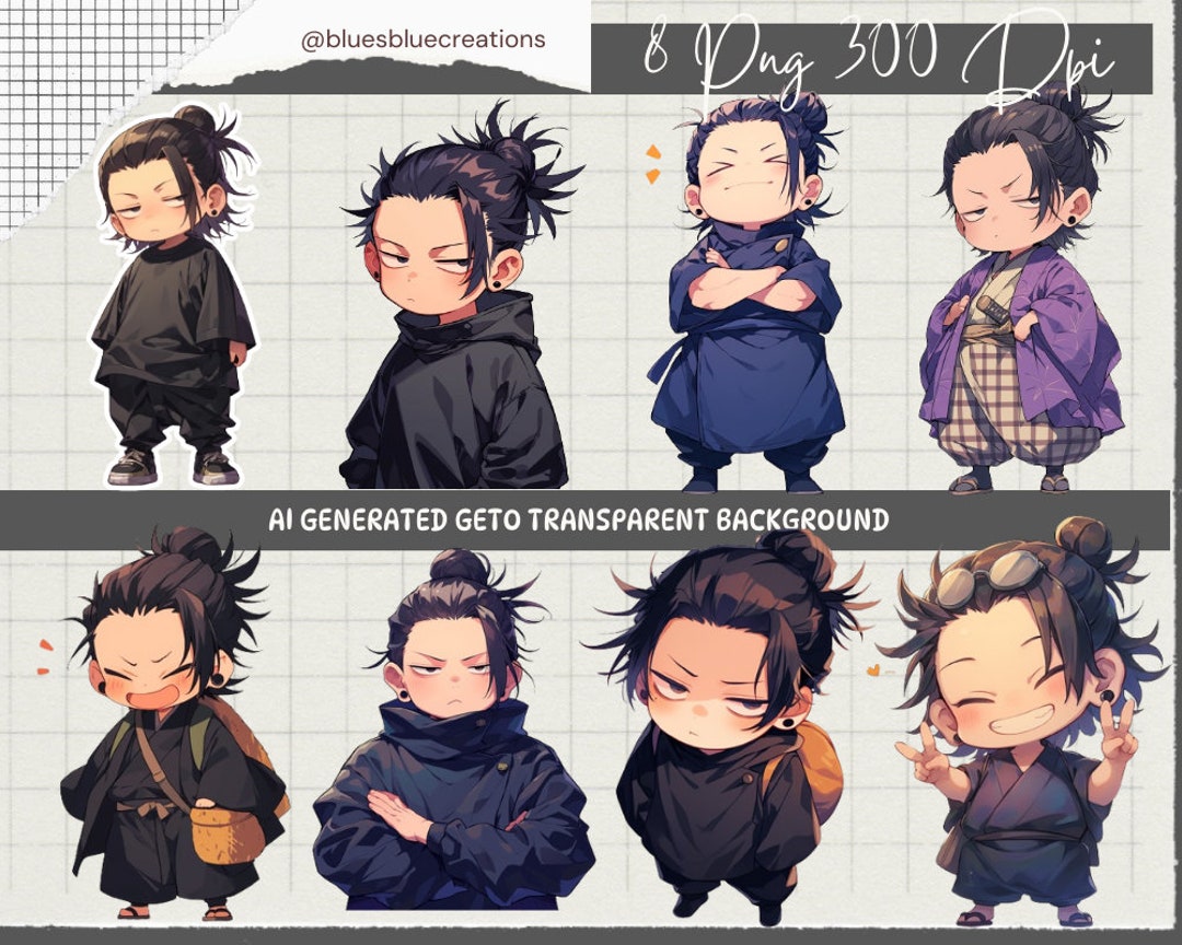 Chibi Geto Character anime Png AI Generated High-resolution PNG ...