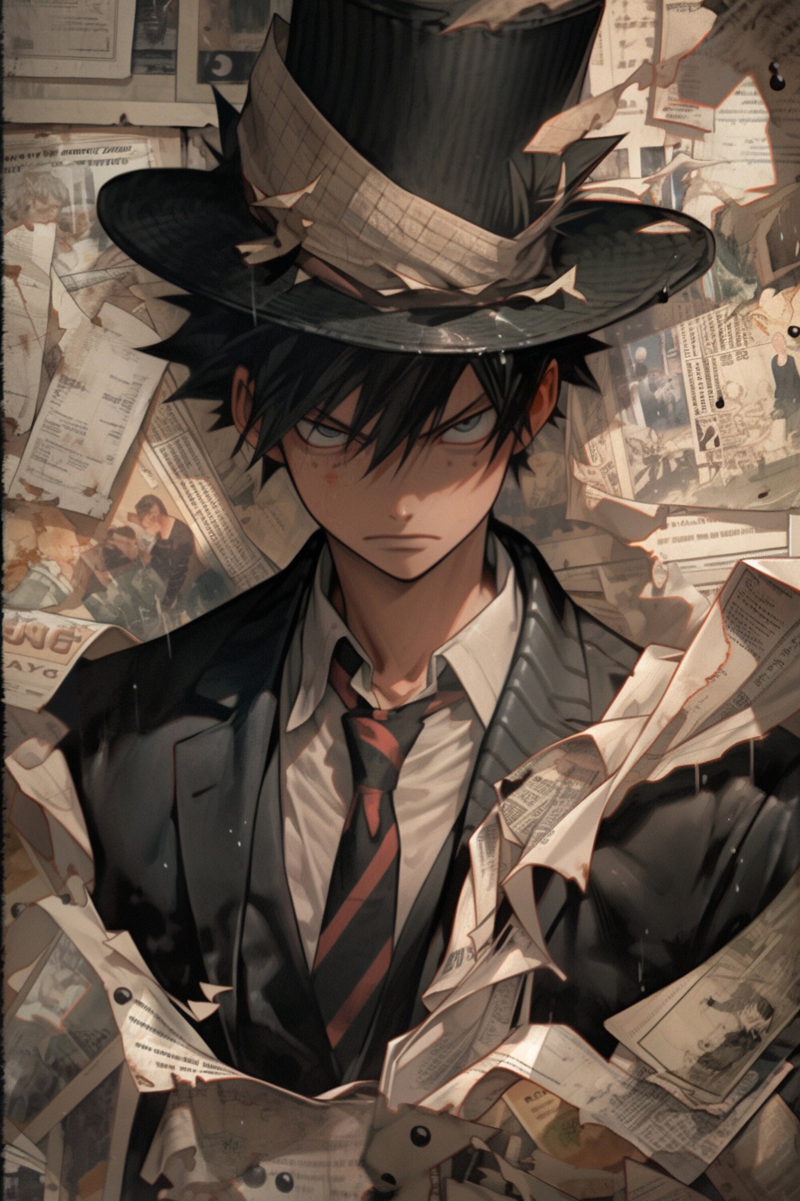 Pirate Crew Six Poster Set Anime Printable Poster Set Anime Digital Art ...