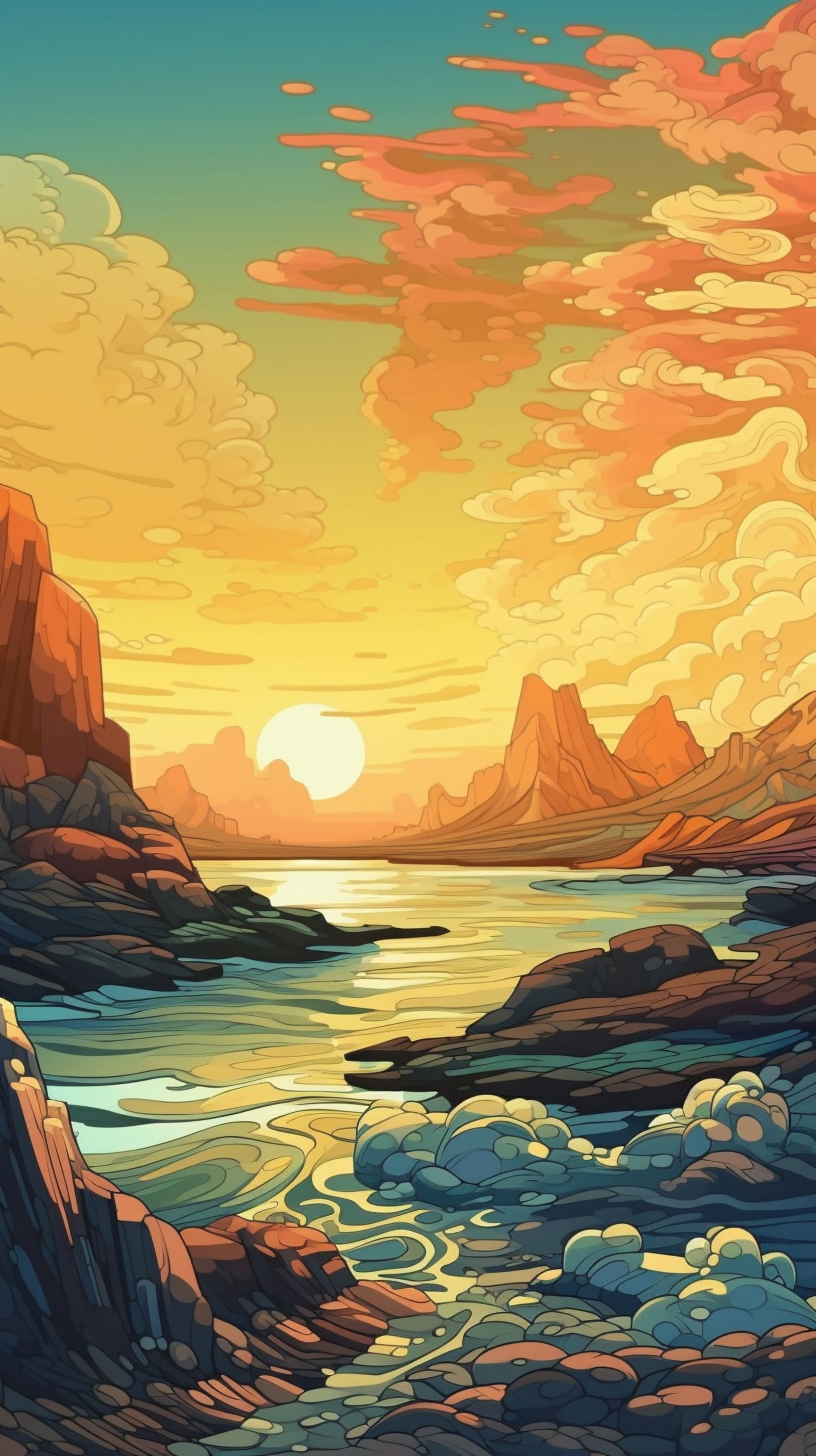 Scenery Printable Poster Set-premium Digital Wall Decor Wall - Etsy