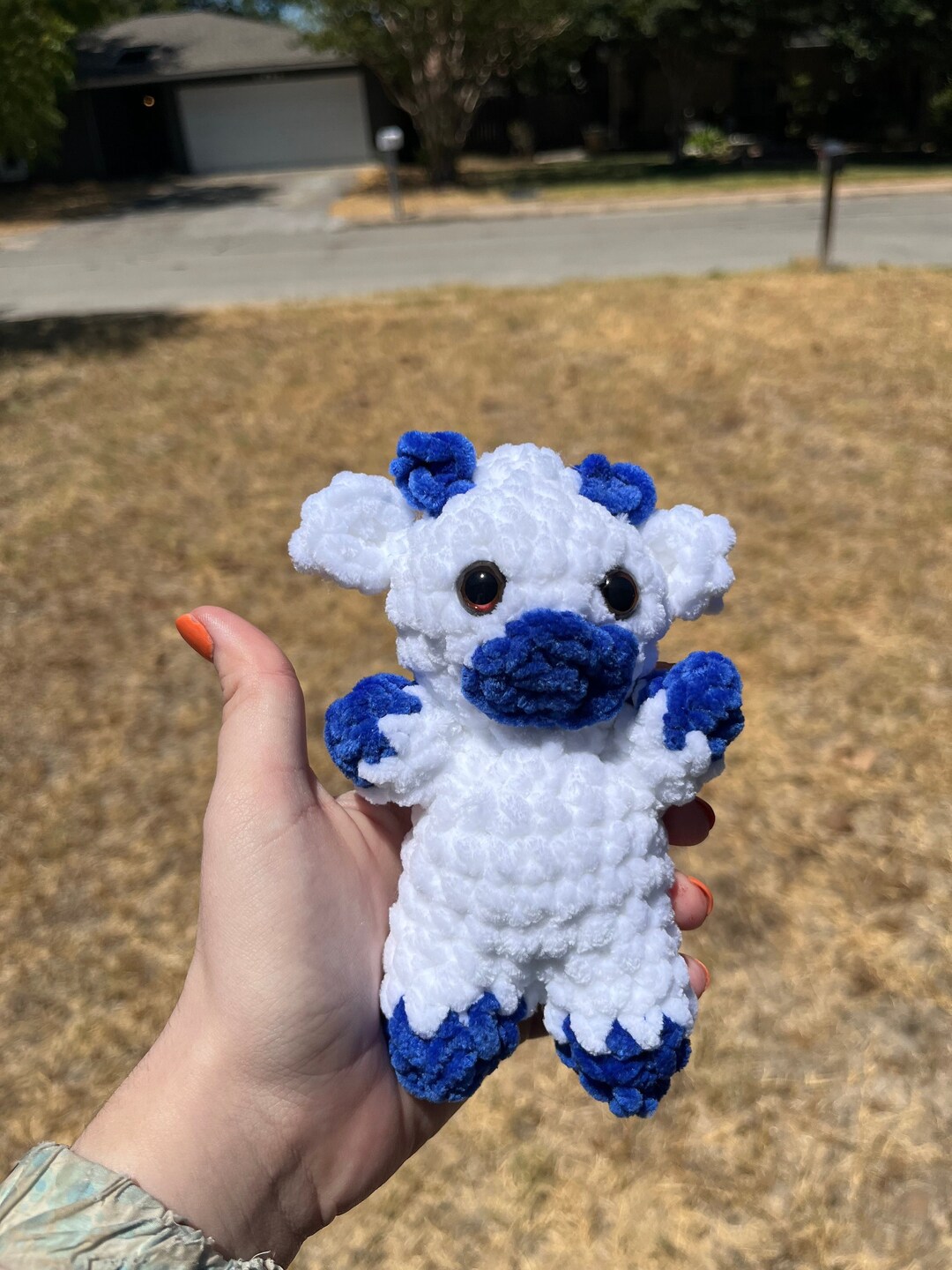 Mini Cow Plushie - Etsy