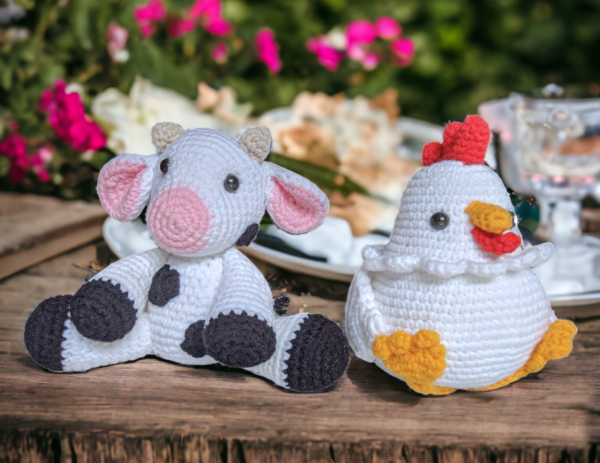Combo 2in1 Adorable Farm Crochet Pattern, Amigurumi Crochet Patterns ...