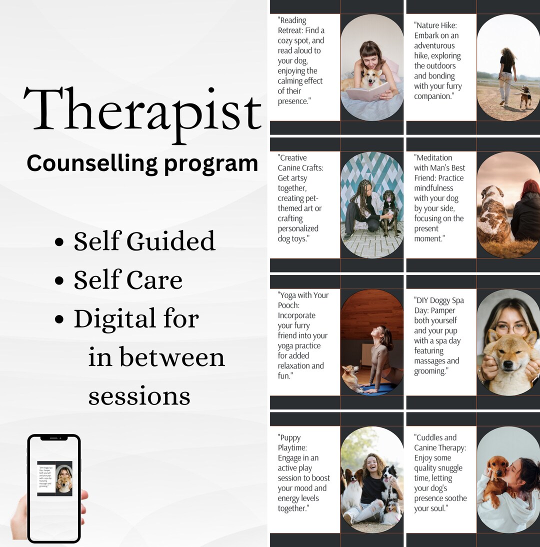 Therapist Tools: Self-guided Counseling Homework With Weekly Self-care ...
