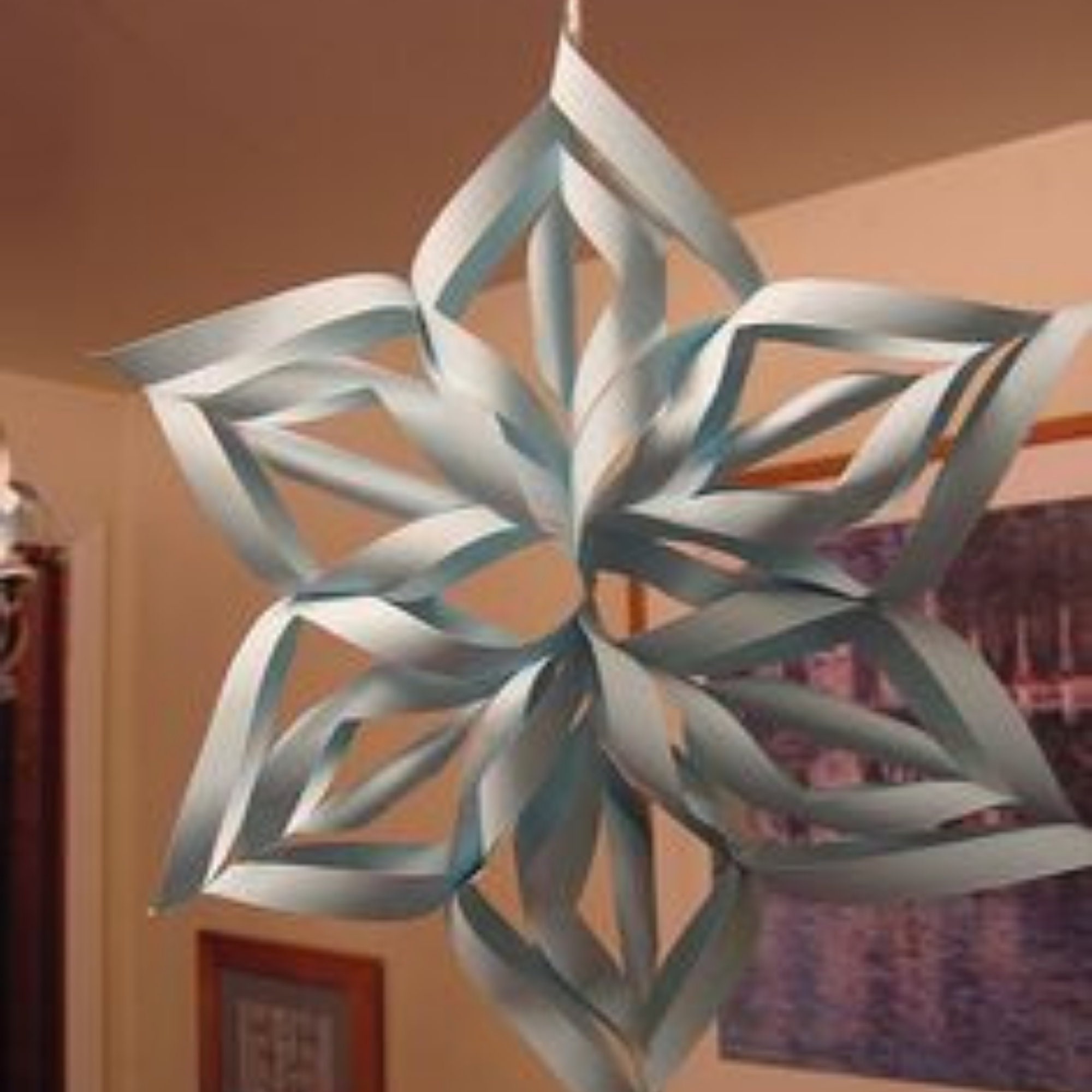 Snowflake Kid's Craft, Winter Kid's Craft, Printable Snowflakes Craft ...