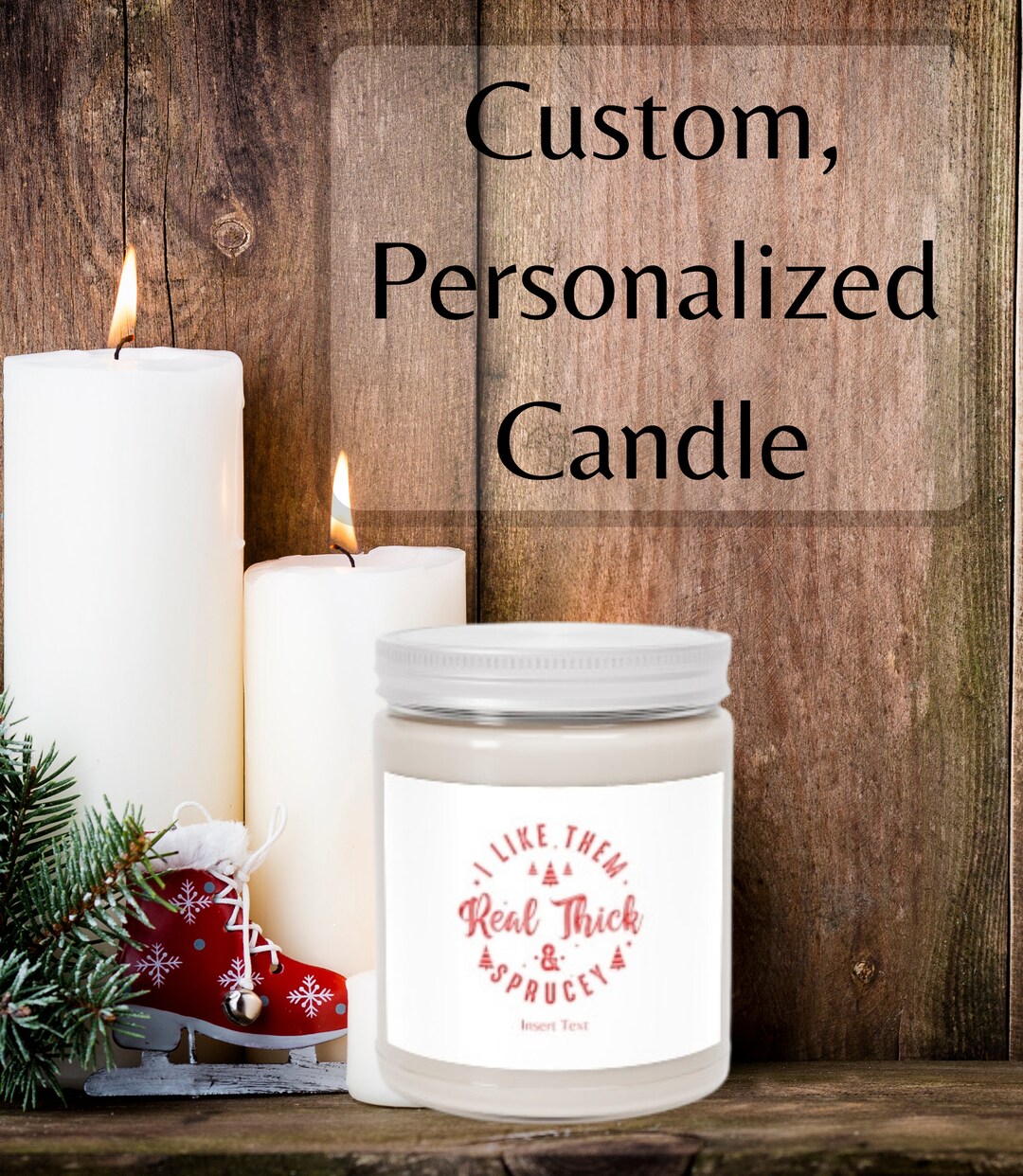Personalised Christmas Funny Gift Candle, Christmas Gift, Christmas ...