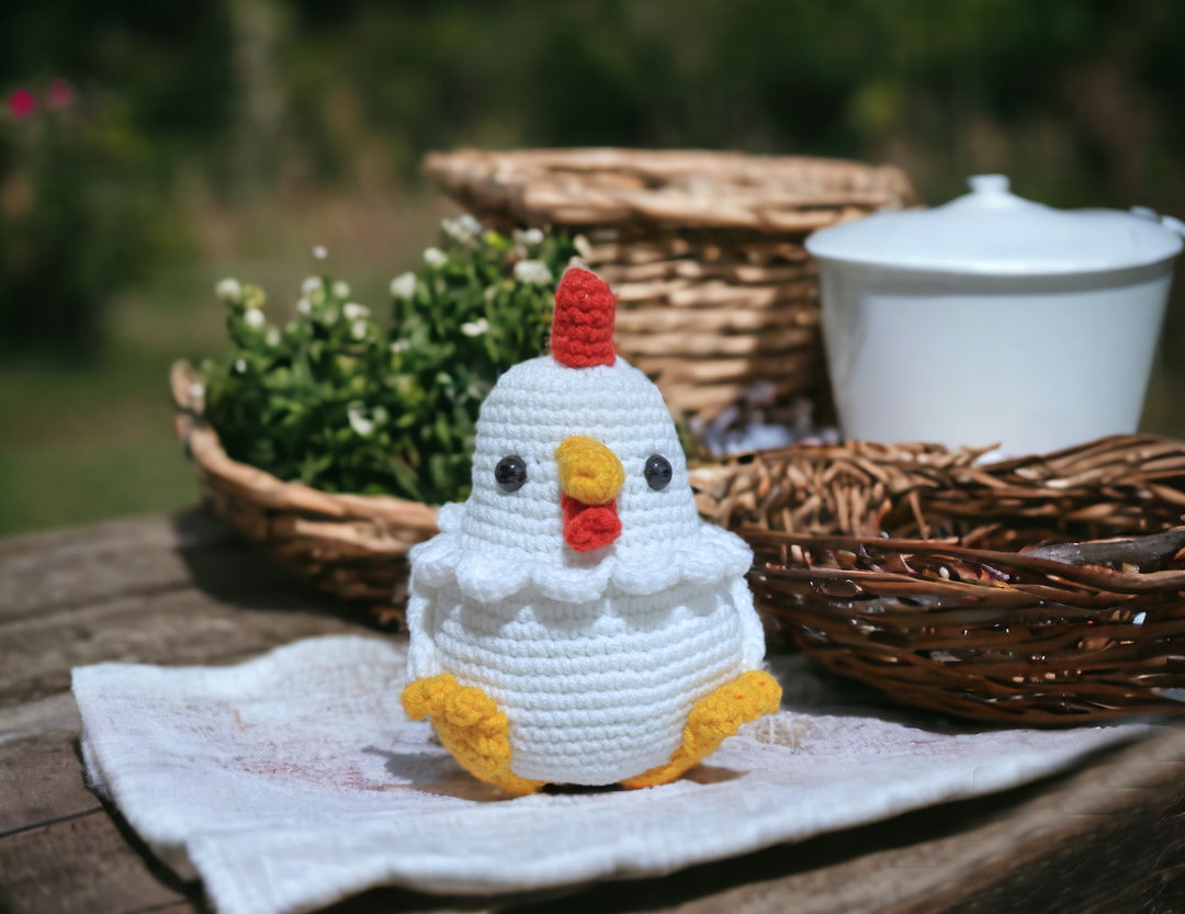 Crochet Chicken Pattern, Amigurumi Chicken Pattern, Crochet Amigurumi ...