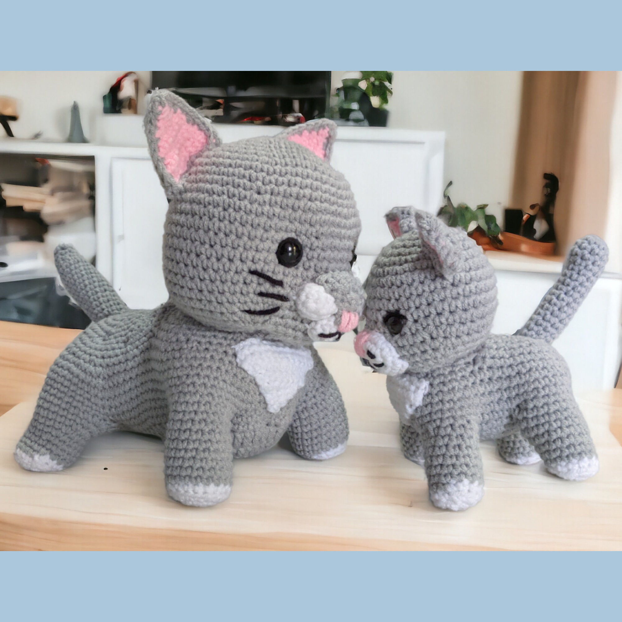 Crochet Pattern, Crochet Cat, Digital Download, Handmade, PDF, Crochet ...