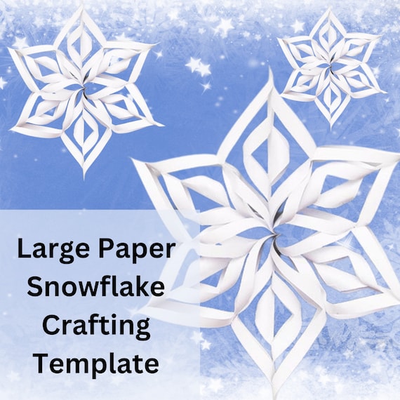 Printable Paper Snowflake Patterns For Kids