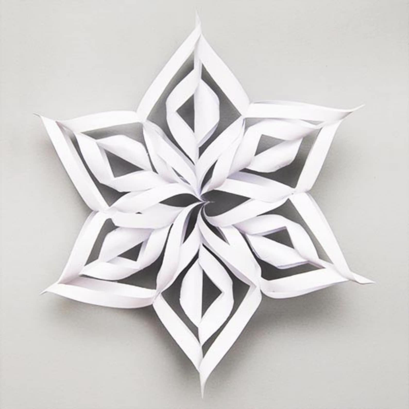 Snowflake Kid's Craft, Winter Kid's Craft, Printable Snowflakes Craft ...