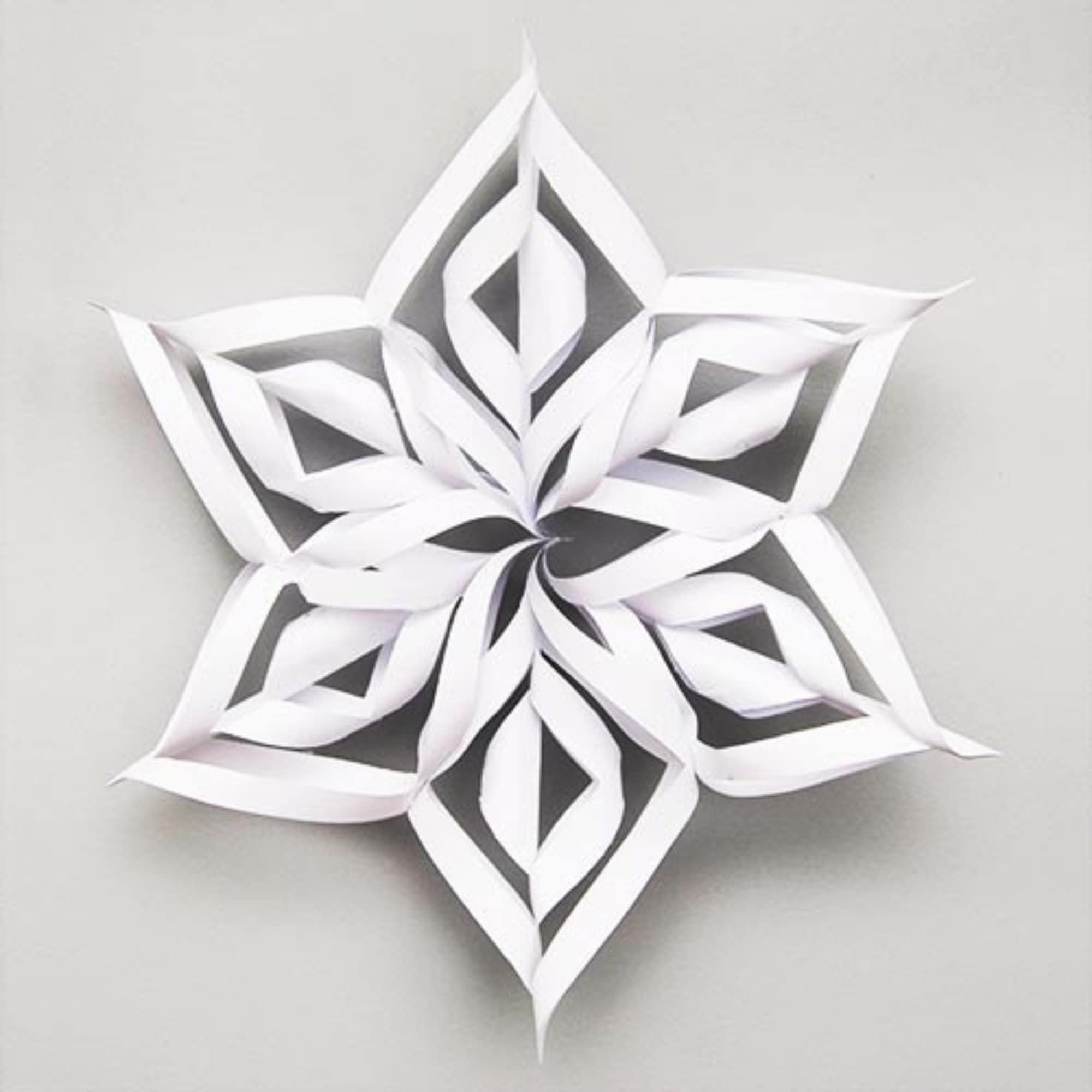 3D Paper Snowflakes Kit - Christmas Crafts - Kids Craft Kit - DIY Craft ...