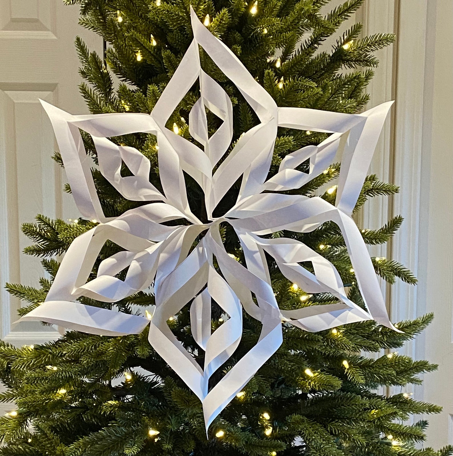Snowflake Kid's Craft, Winter Kid's Craft, Printable Snowflakes Craft ...