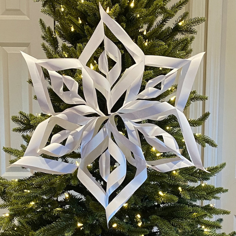 Snowflake Patterns to Cut Out - Etsy