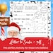 Letter to Santa Coloring Page, Kids Christmas Wish List, Printable ...