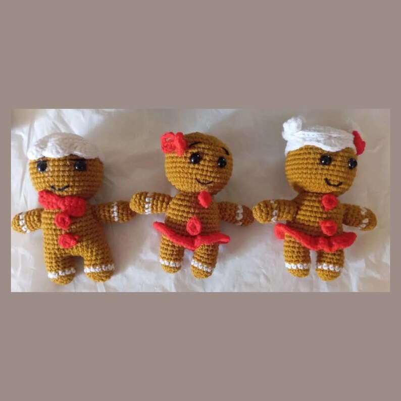 Gingerbread Family Bundle, Gingerbread, Gingerbread Family, Crochet ...
