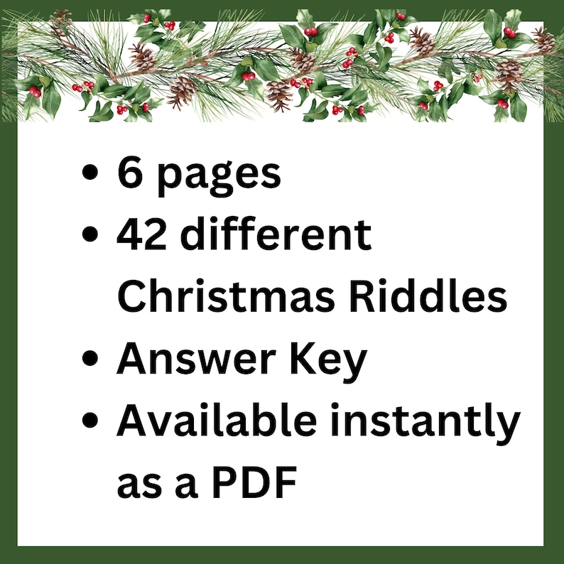 Christmas Trivia Games, Christmas Party Riddles, Christmas Party Games ...