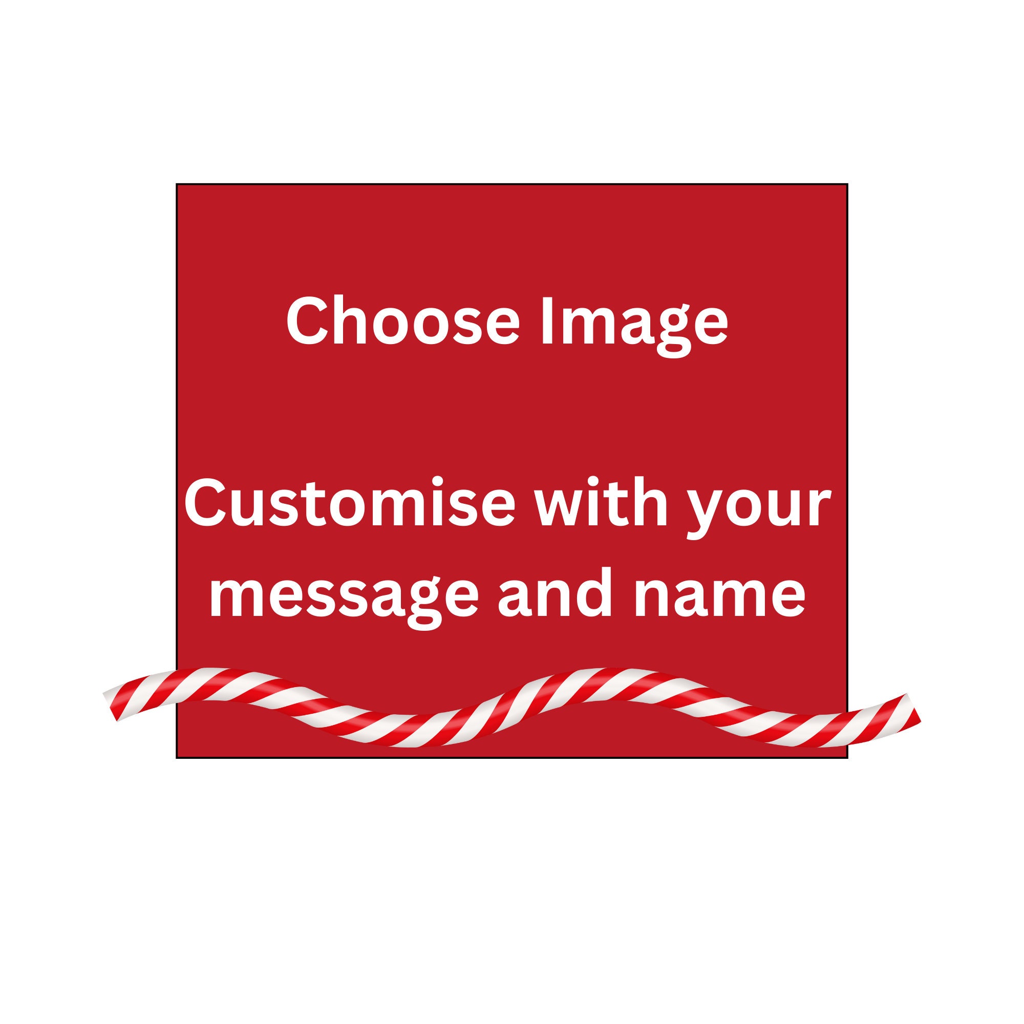 Merry Christmas Customized Candy Bar Wrapper, Staff Appreciation ...