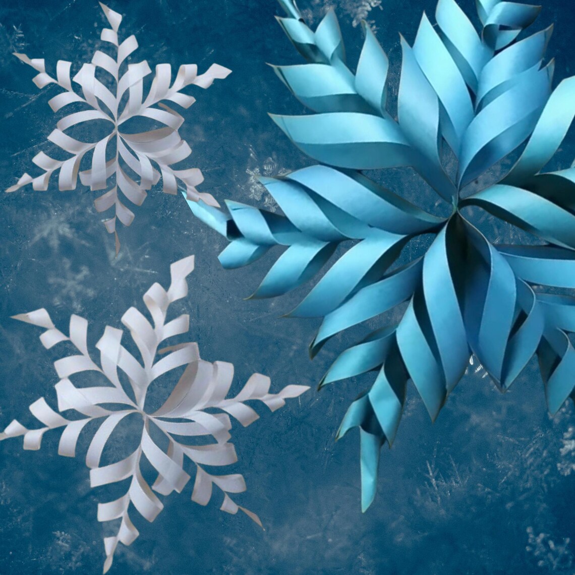 Snowflake Kid's Craft, Winter Kid's Craft, Printable Snowflakes ...