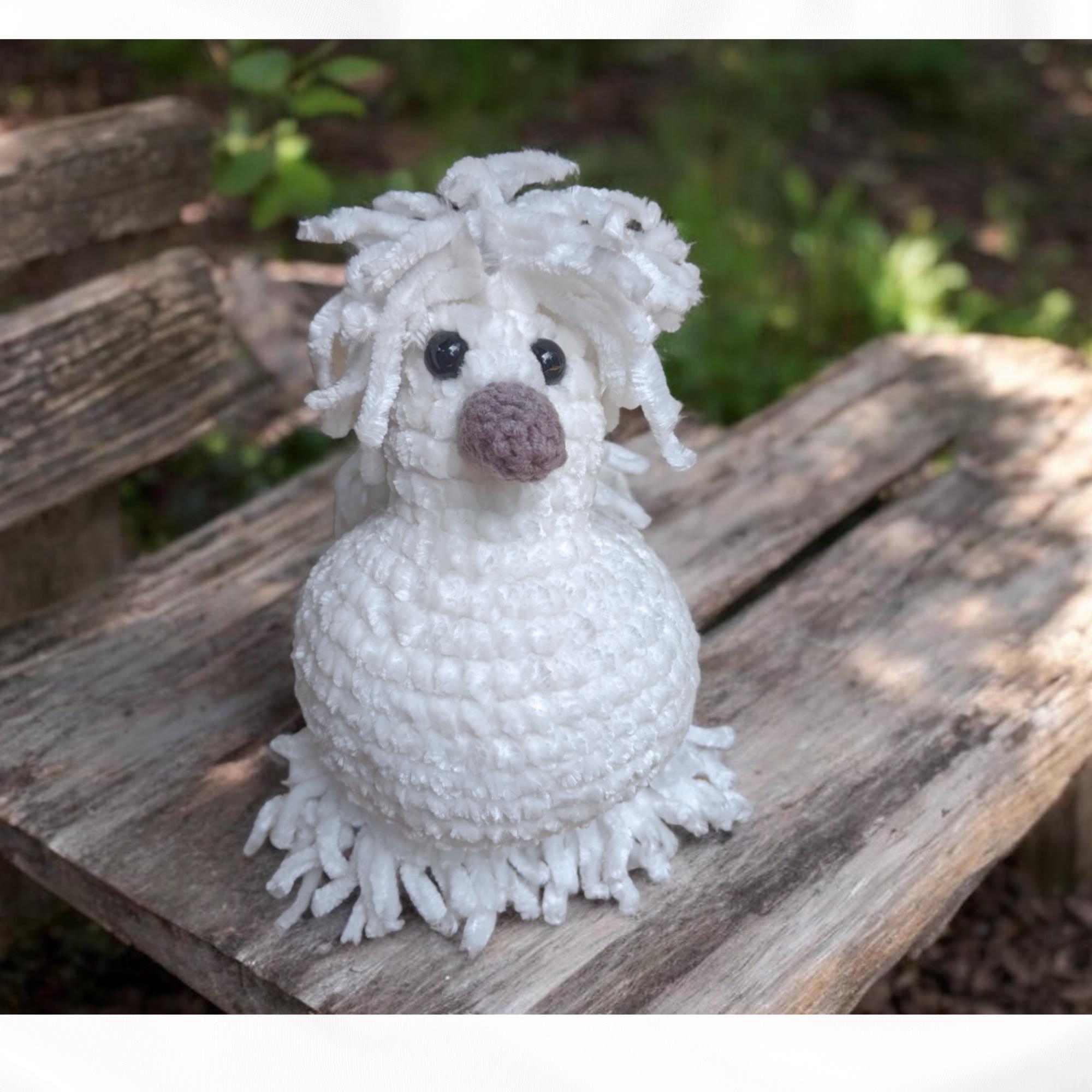 Crochet Pattern- Plush Silkie Chicken, Crochet Amigurumi Chicken ...