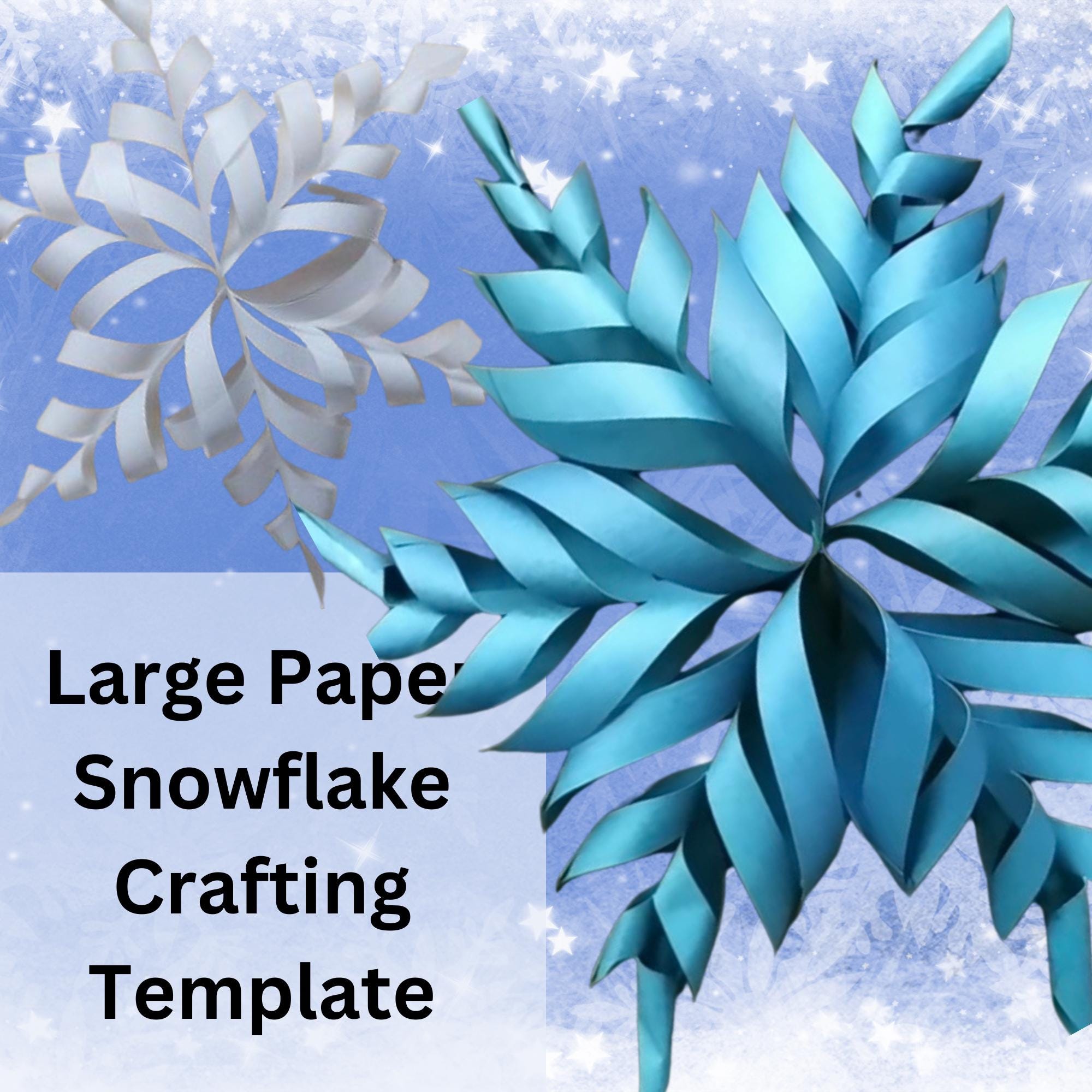 3D Paper Snowflakes Kit - Christmas Crafts - Kids Craft Kit - DIY Craft ...