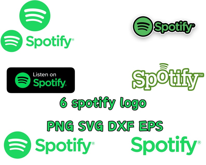 Spotify logo png Spotify logo svg Digital File Cricut - Etsy France