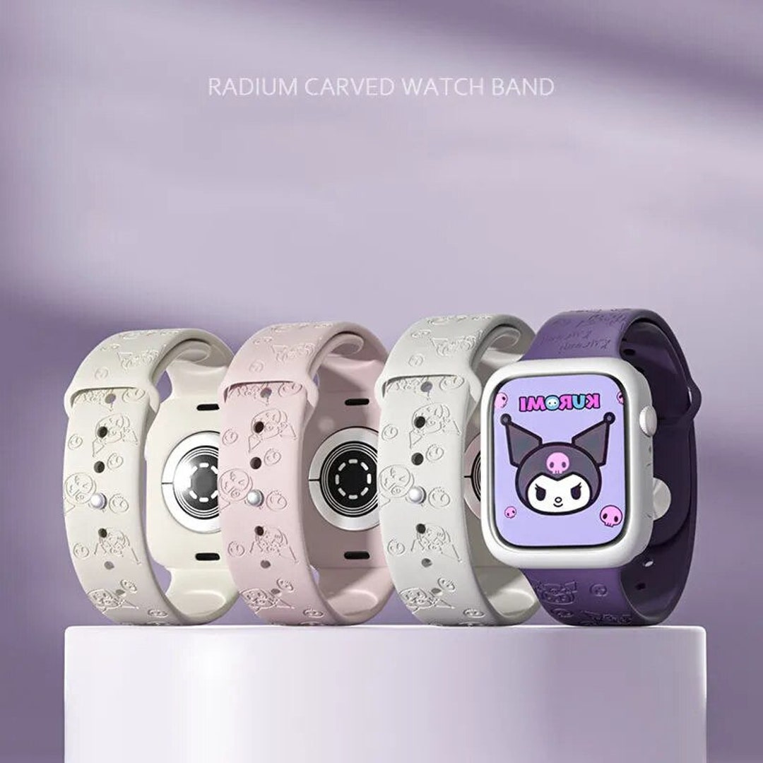 Kuromi Radium Engraved Apple Watch Band - Etsy
