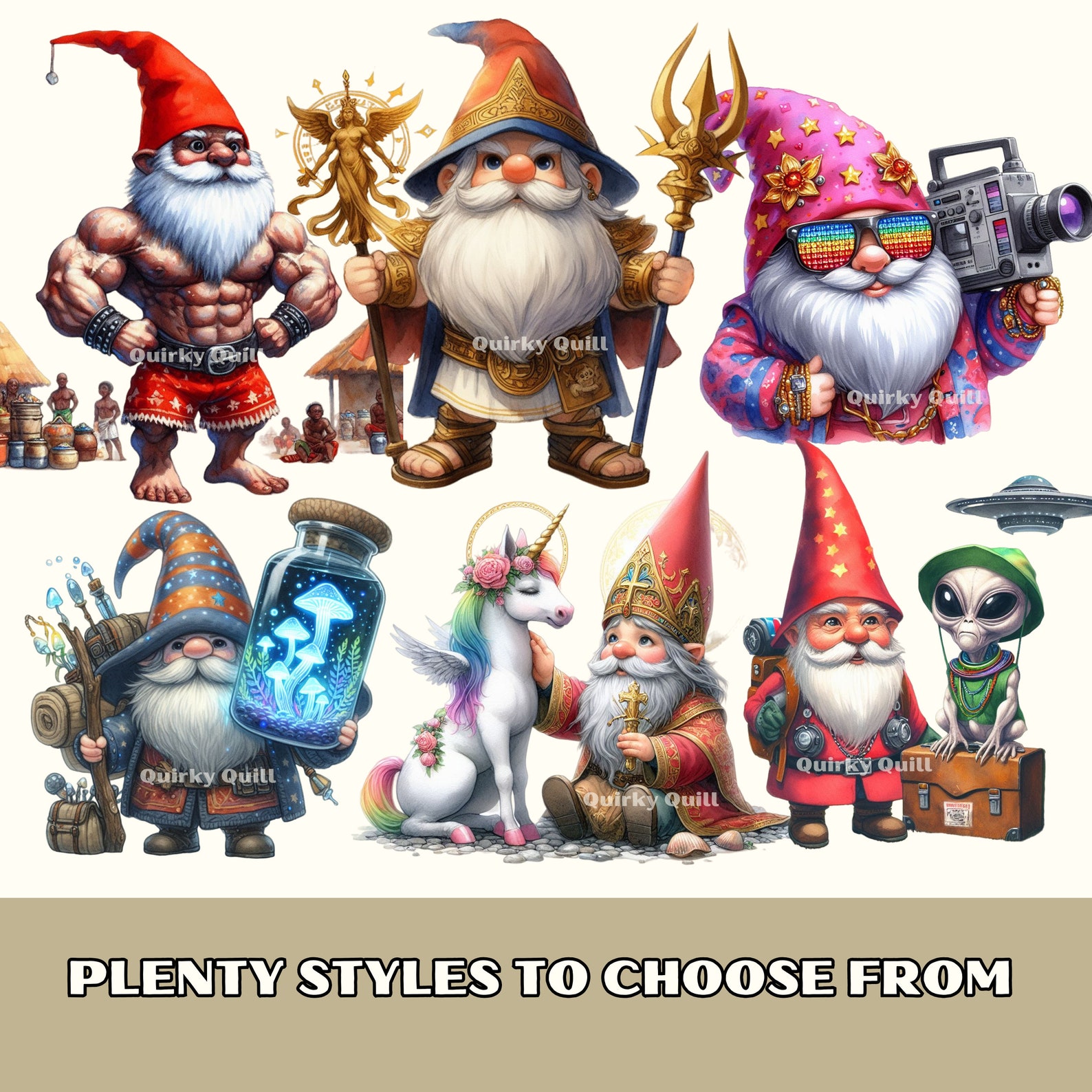 350+ Gnome Cliparts, Gnome Png, Png Files, Journal Stickers, Christmas ...