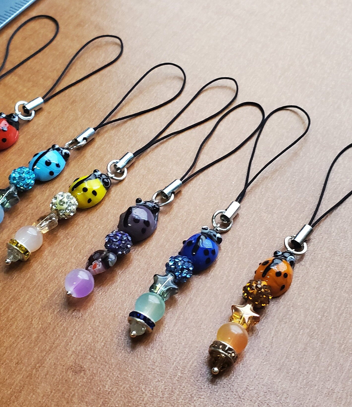 Colorful Bug Handmade Keychain | Phone Charm - Etsy