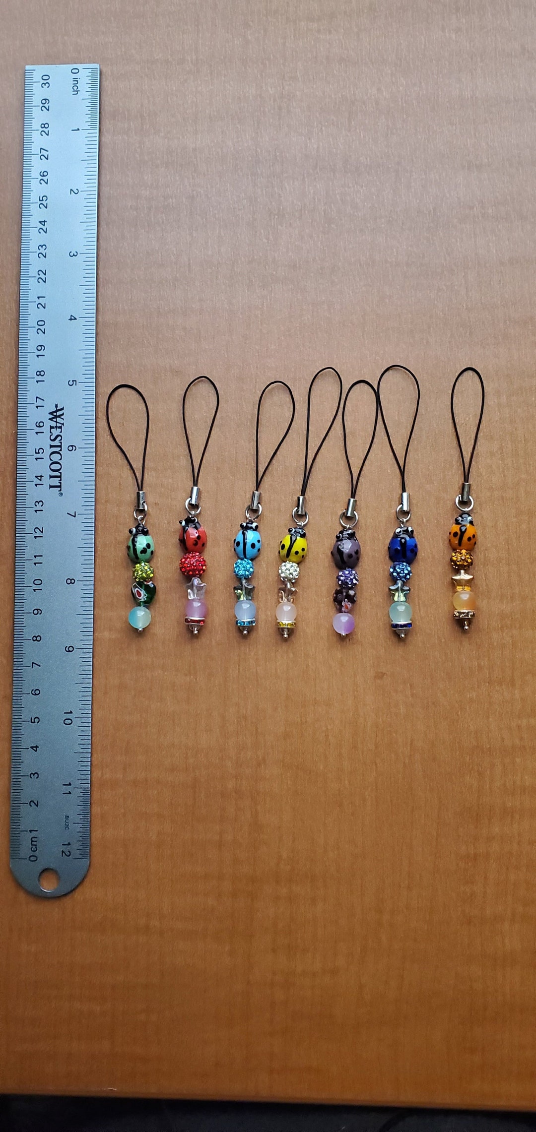 Colorful Bug Handmade Keychain | Phone Charm - Etsy