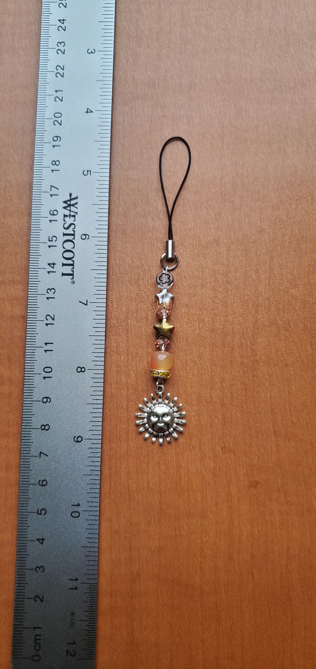 Sunny Phone Charm | Keychain - Etsy