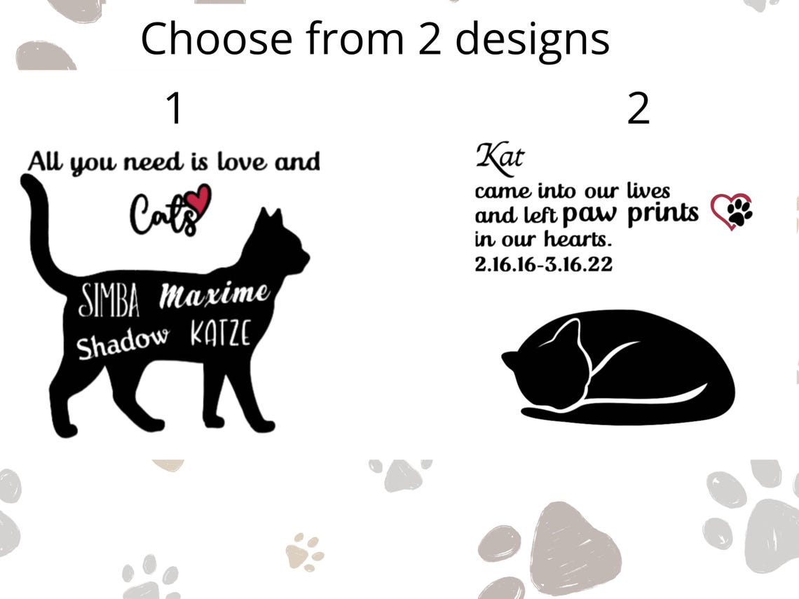 Custom Cat Name Magnetic Canvas - Etsy
