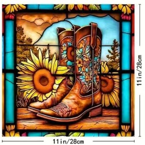 Cowboy Boots- Wooden Jigsaw Puzzle, Round, Uniquely-shaped Pieces ...